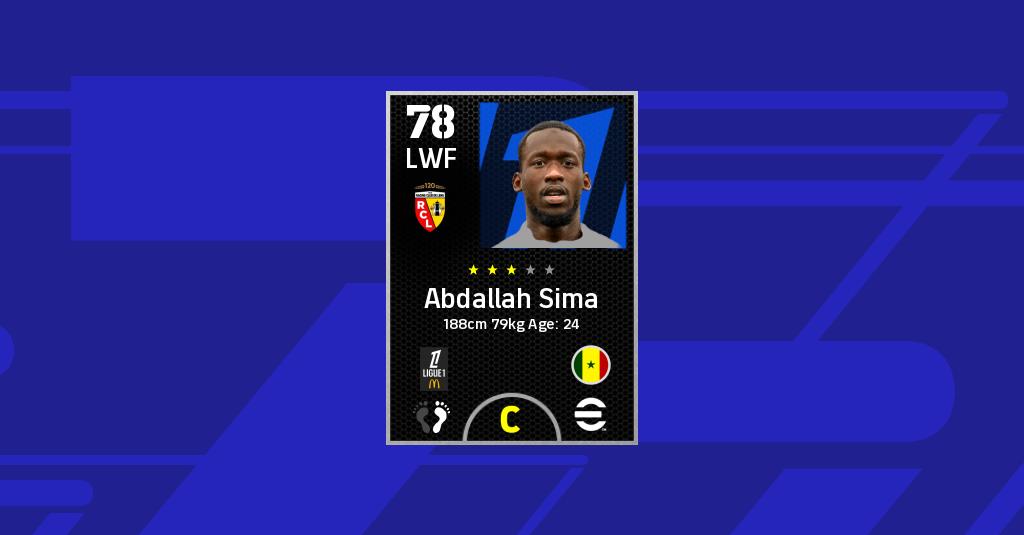 Abdallah Sima eFootball 2022 Stats