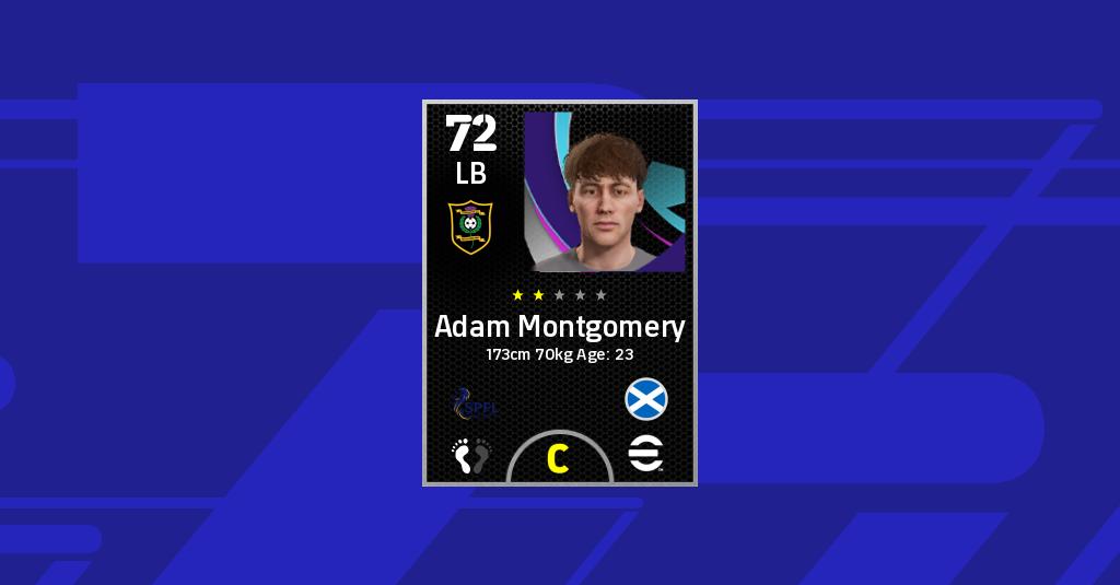 Adam Montgomery eFootball Stats