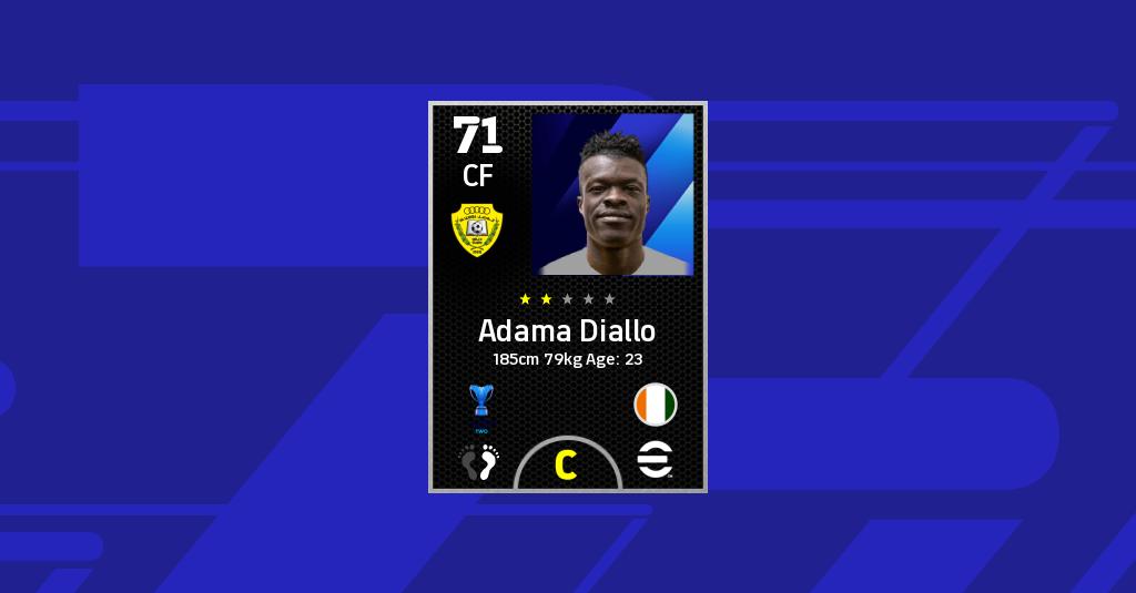 Adama Diallo eFootball 2022 Stats