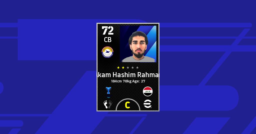 Akam Hashim Rahman eFootball 2022 Stats