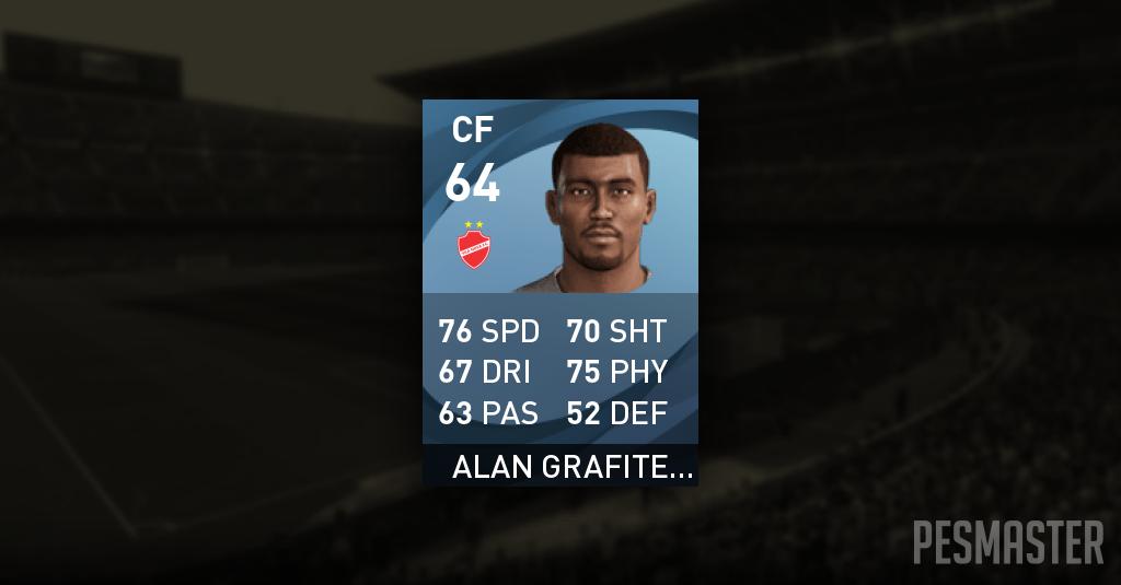 Alan Grafite PES 2021 Mobile Stats