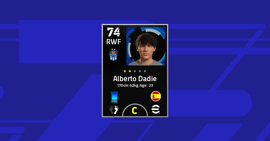 Alberto Dadie eFootball Stats