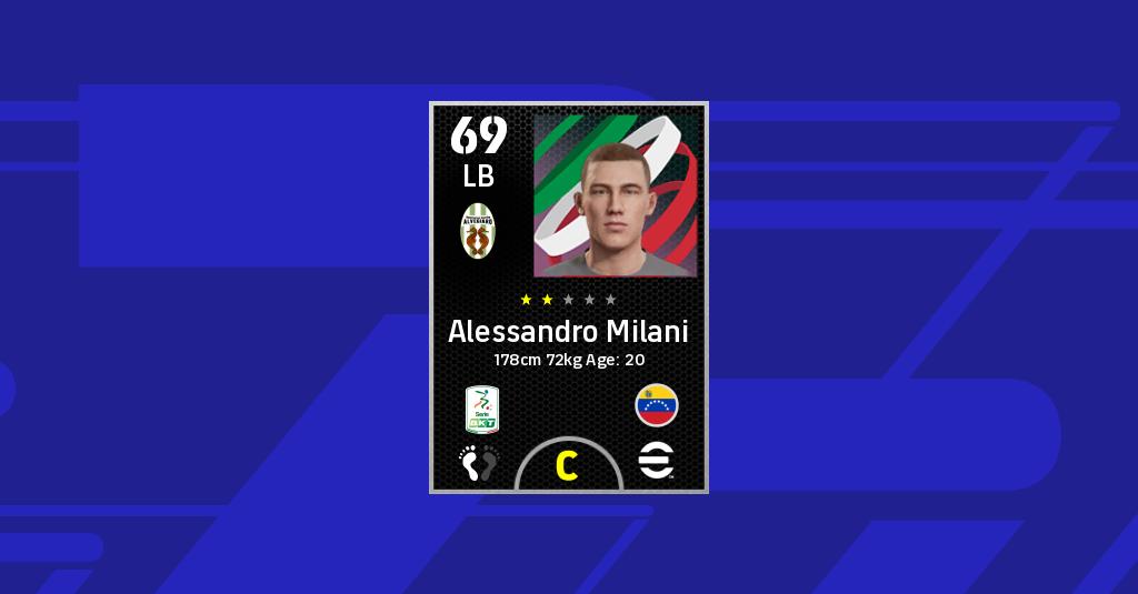 Alessandro Milani eFootball 2022 Stats