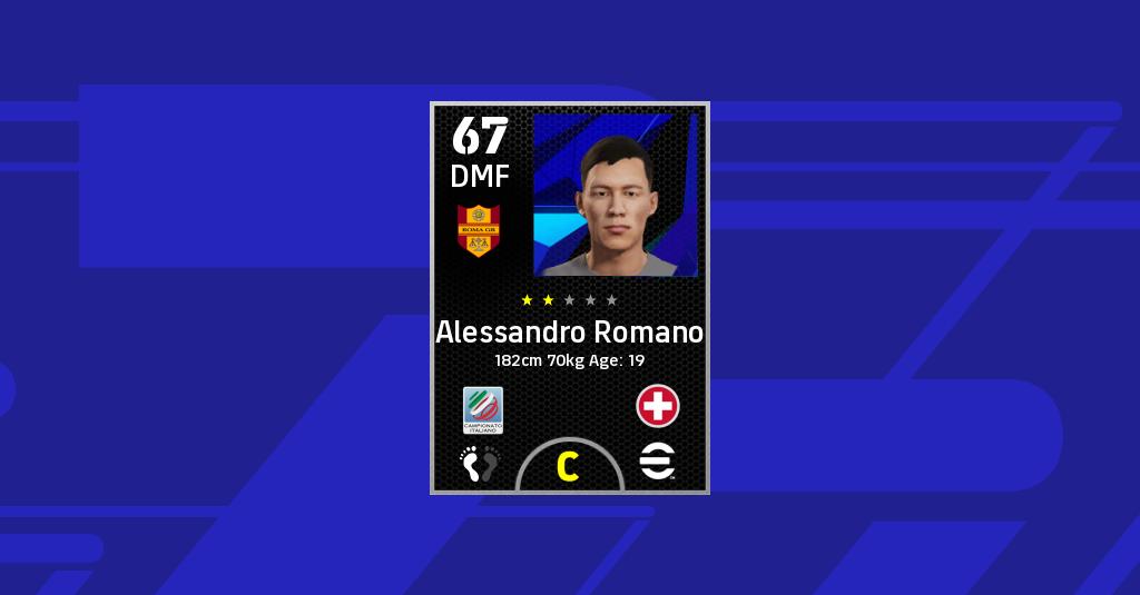 Alessandro Romano eFootball 2022 Stats