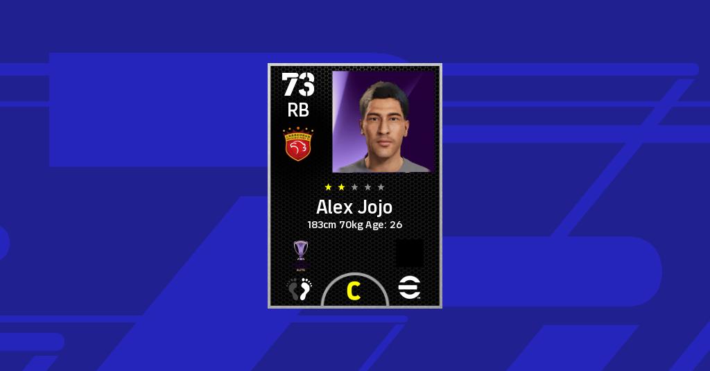 Alex Jojo eFootball 2022 Stats