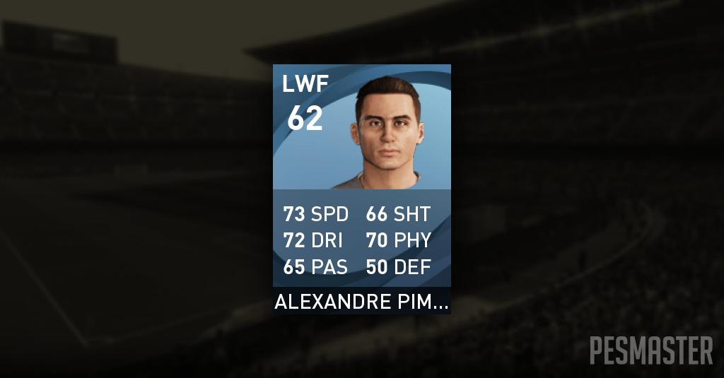 Alexandre Pimenta PES 2021 Mobile Stats