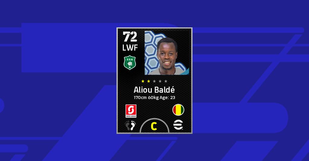 Aliou Baldé eFootball 2022 Stats