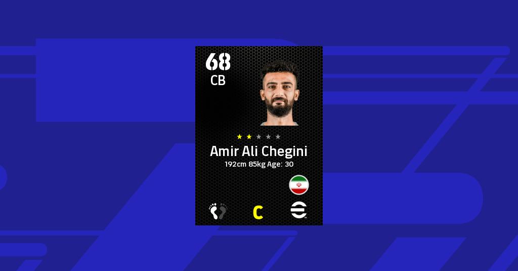 Amir Chegini eFootball 2022 Stats