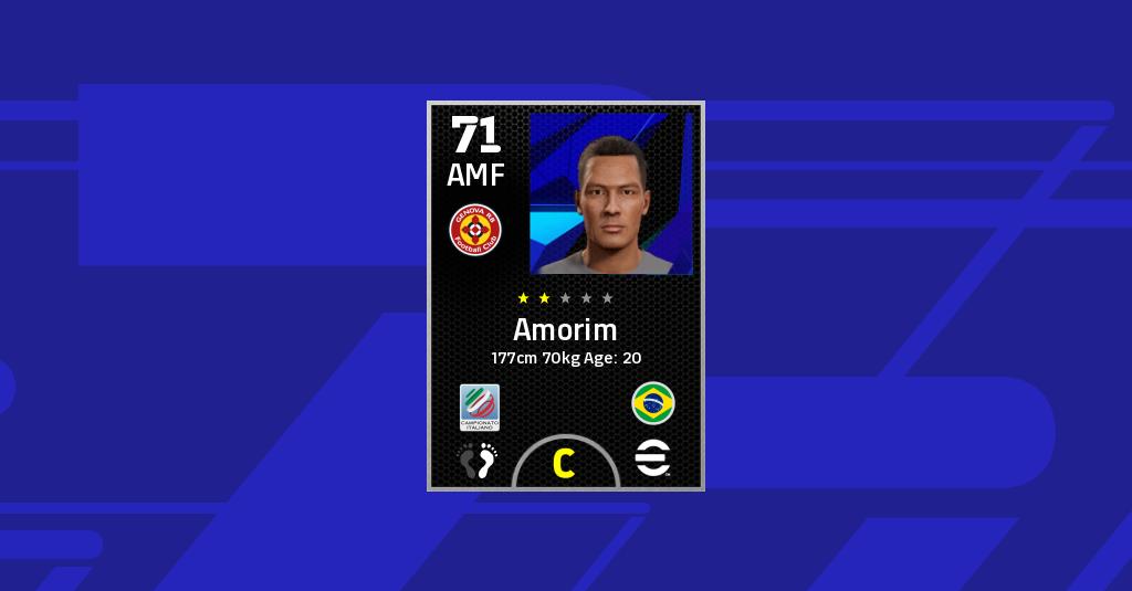 Amorim eFootball Stats