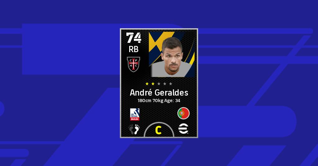 André Geraldes eFootball 2022 Stats
