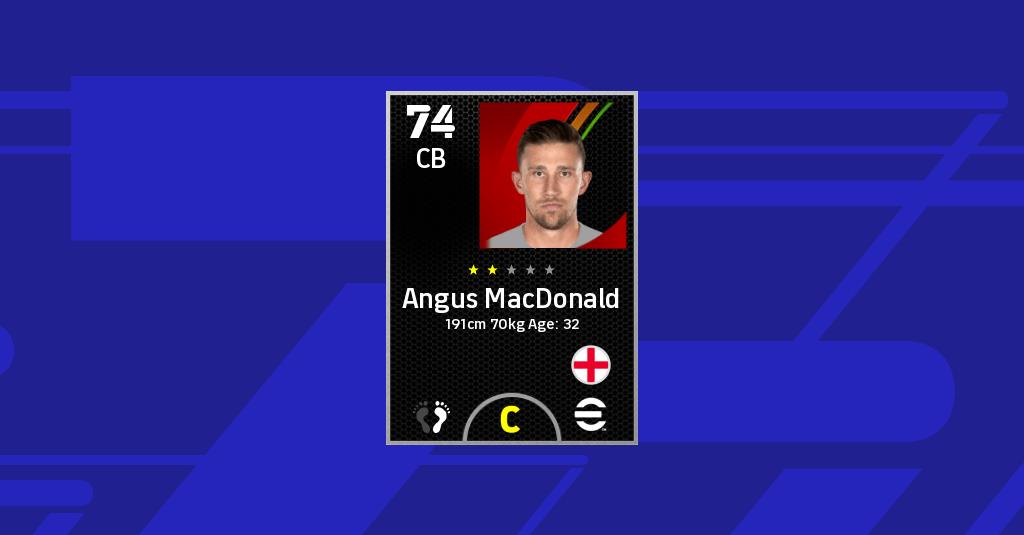 Angus MacDonald eFootball 2022 Stats
