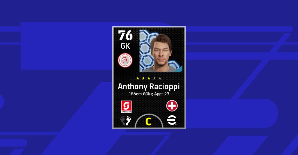 Anthony Racioppi eFootball Stats