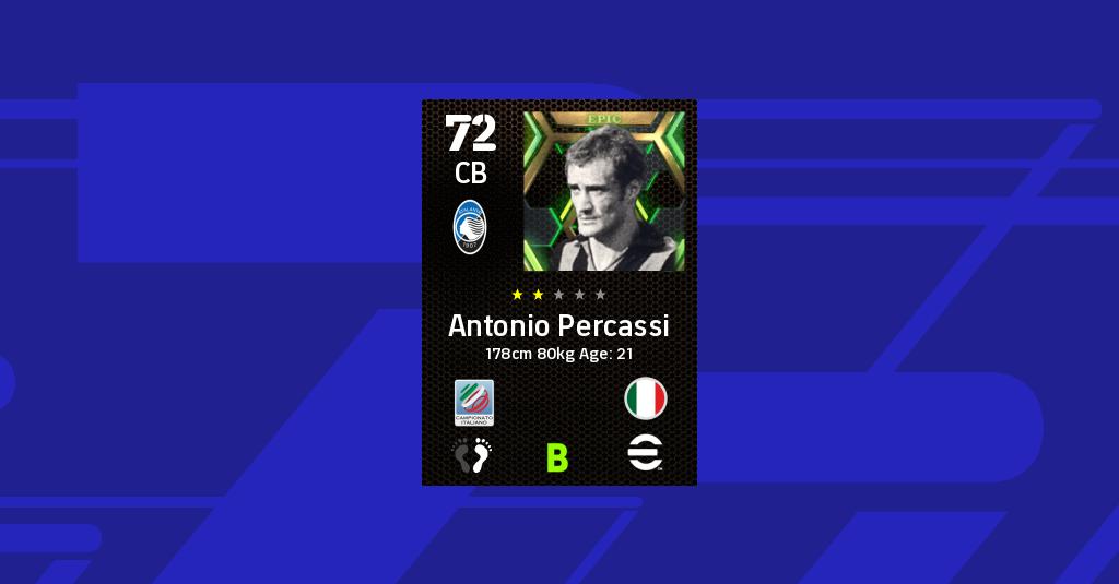 Antonio Percassi eFootball 2022 Stats