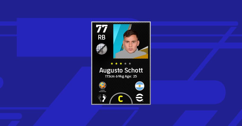 Augusto Schott eFootball 2022 Stats