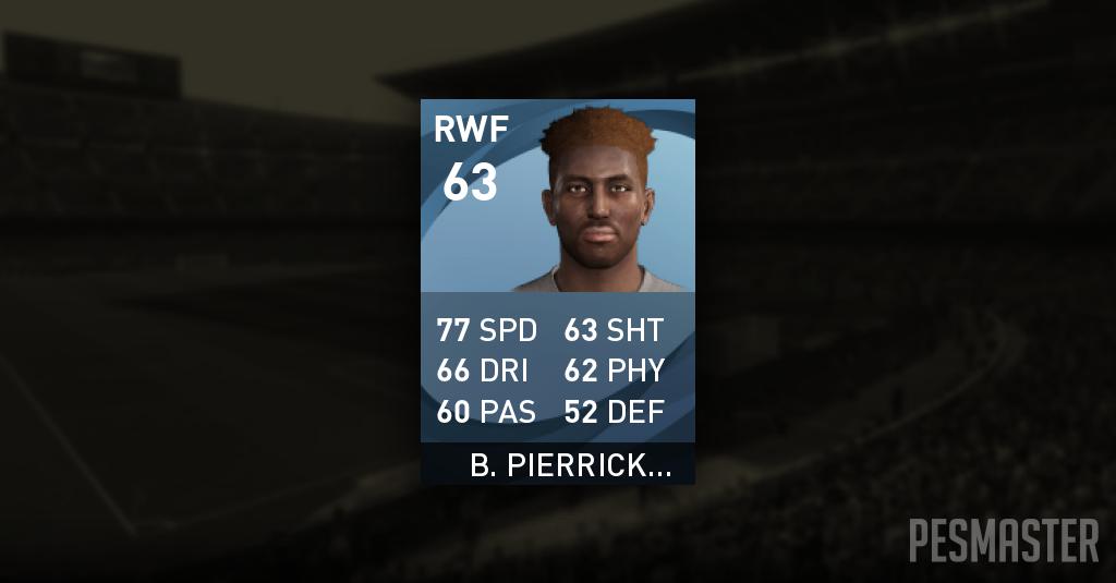 Brandon Pierrick PES 2021 Stats