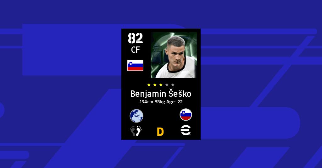 Benjamin Šeško eFootball Stats