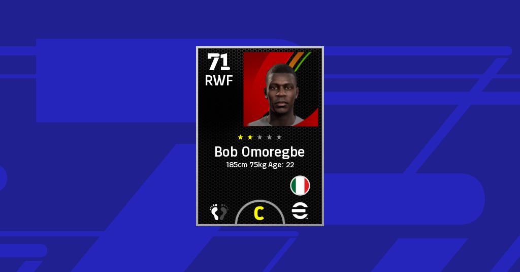 Bob Omoregbe eFootball 2022 Stats