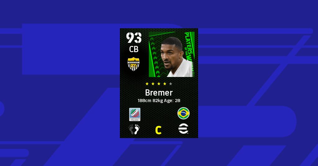 Bremer eFootball 2022 Stats