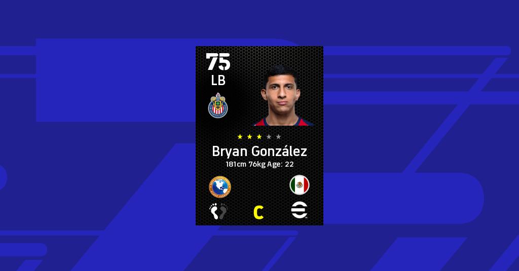 Bryan González eFootball 2022 Stats