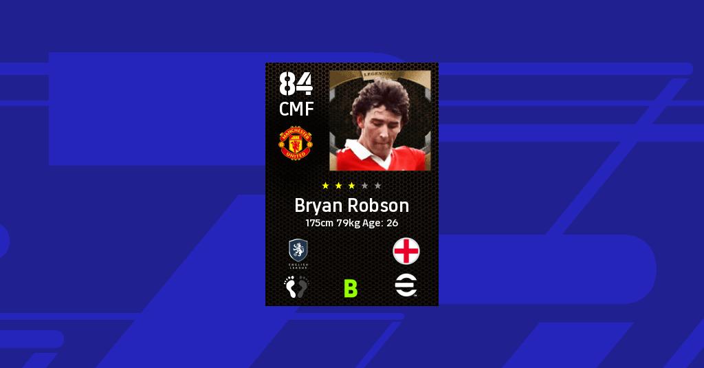 Bryan Robson eFootball 2022 Stats
