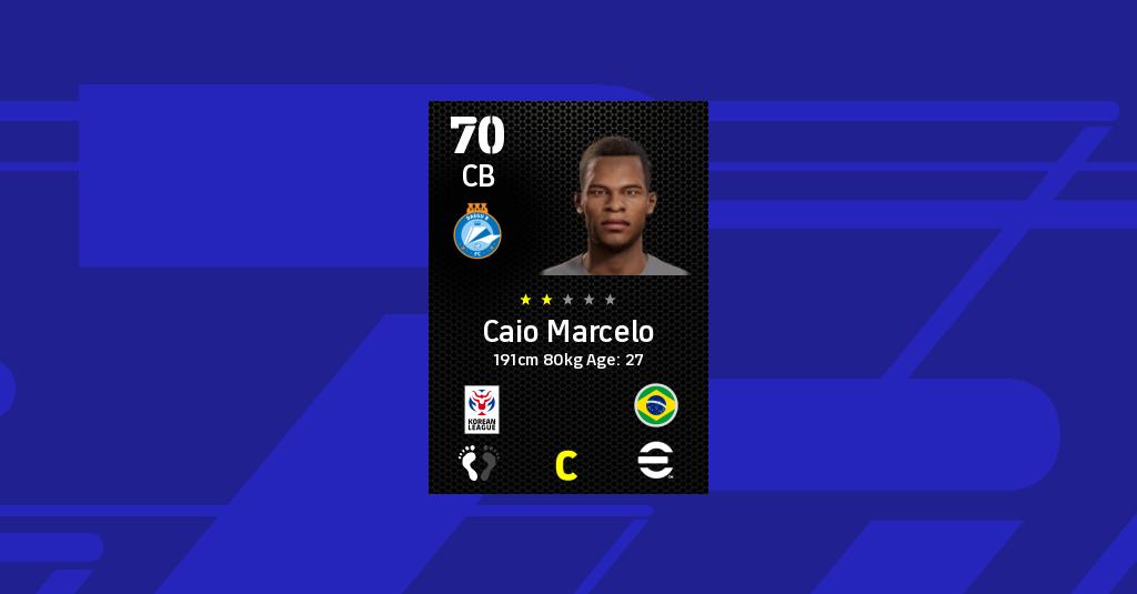 Caio Marcelo eFootball 2022 Stats