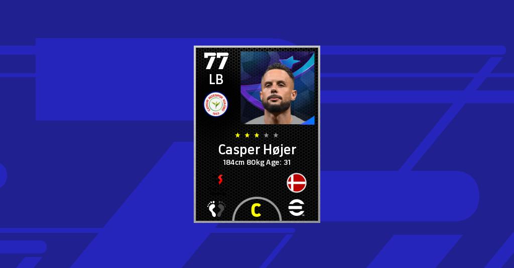 Casper Hojer eFootball 2022 Stats