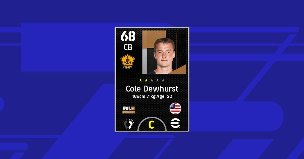Cole Dewhurst eFootball Stats