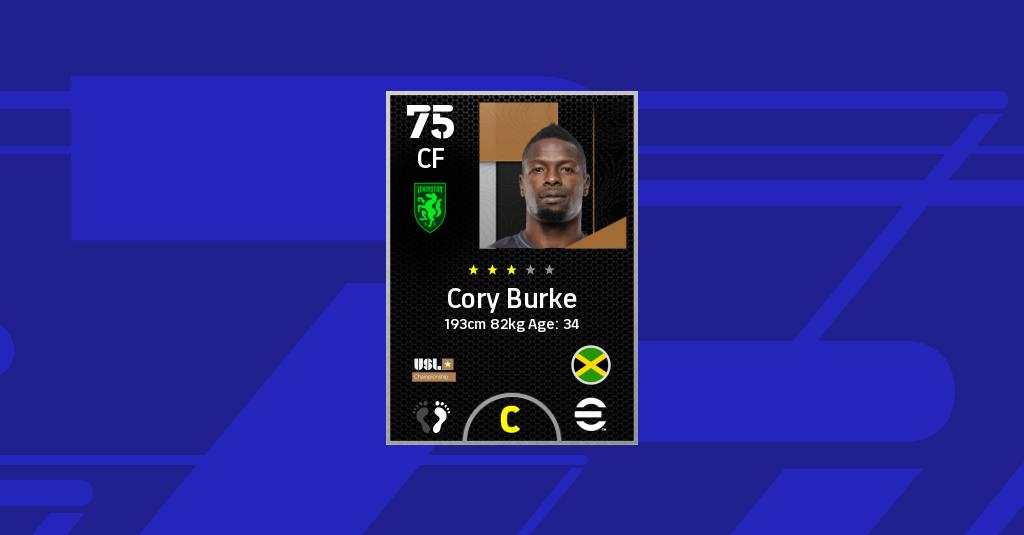 Cory Burke eFootball 2022 Stats