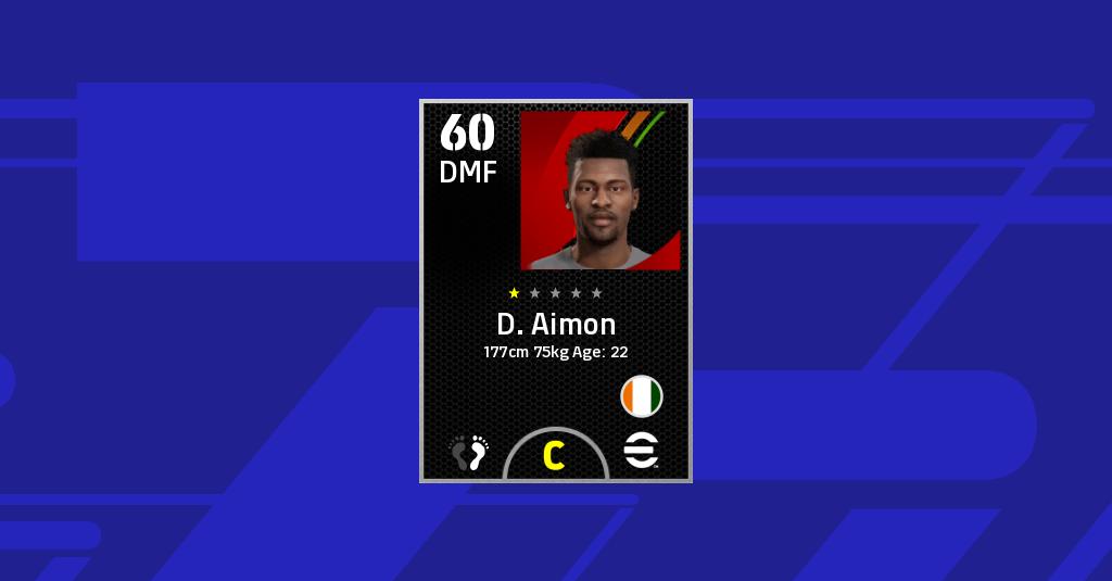 D. Aimon eFootball 2022 Stats