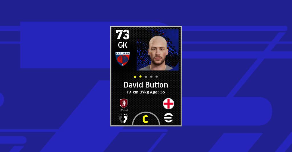 David Button eFootball 2022 Stats