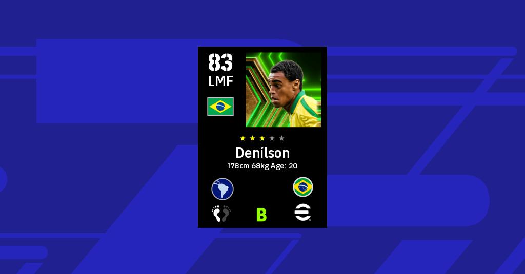 Denílson eFootball 2022 Stats