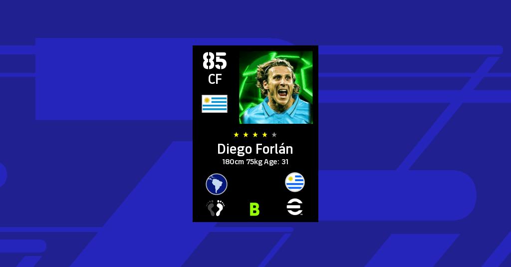 Diego Forlán eFootball Stats
