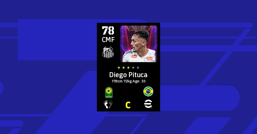 Diego Pituca eFootball Stats