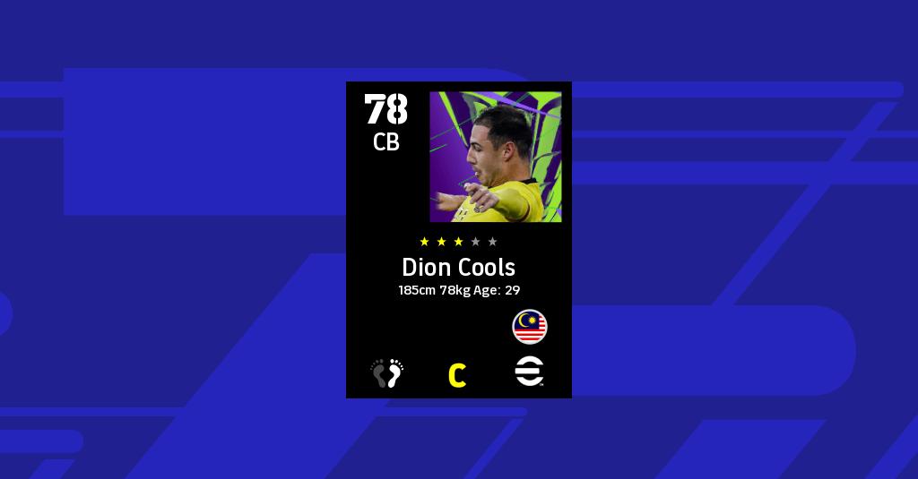 Dion Cools eFootball 2022 Stats