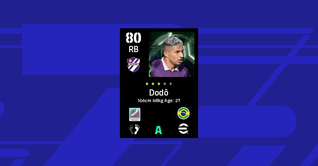 Dodô eFootball 2022 Stats