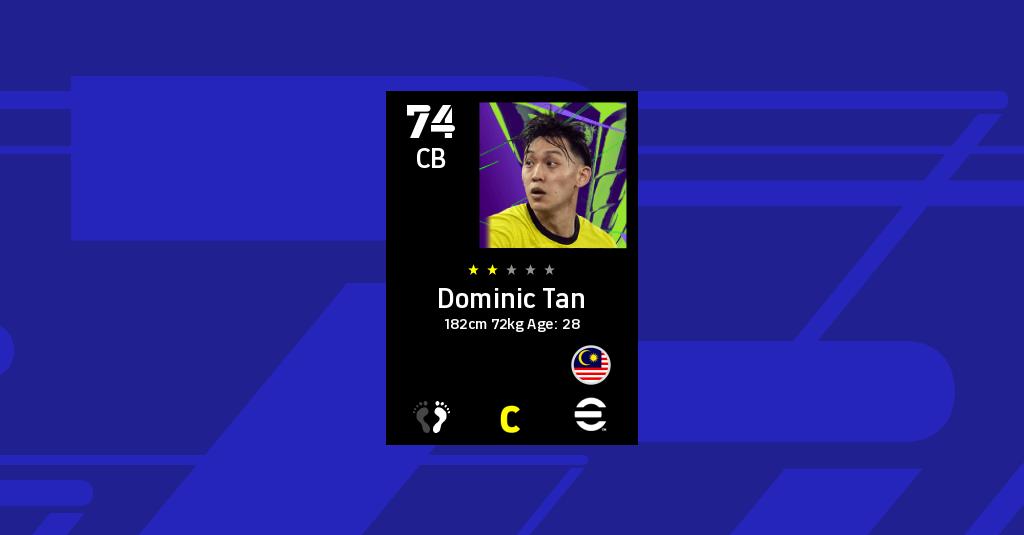 Dominic Tan eFootball 2022 Stats