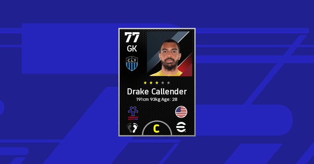 Drake Callender eFootball Stats