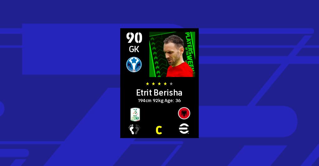 Etrit Berisha eFootball 2022 Stats