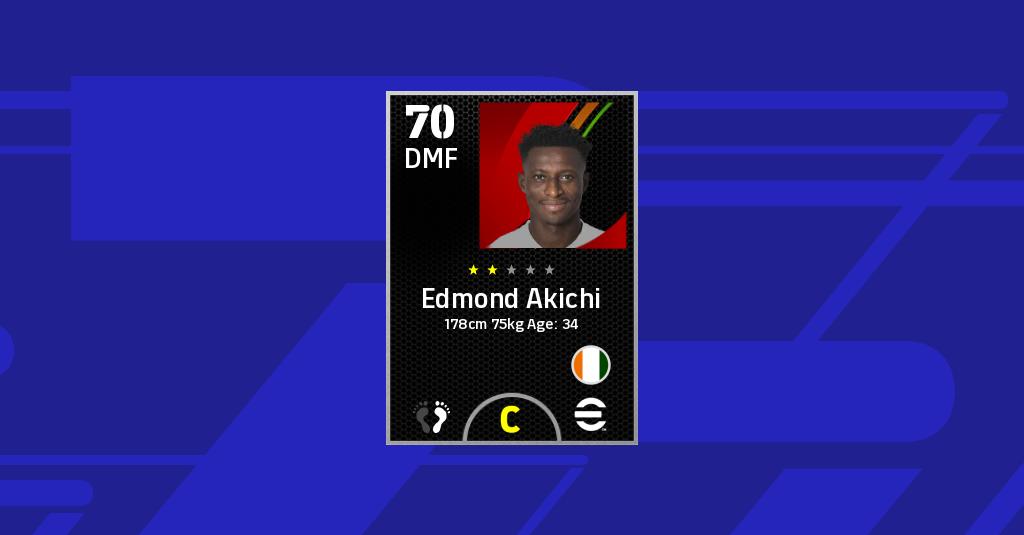 Edmond Akichi eFootball 2022 Stats