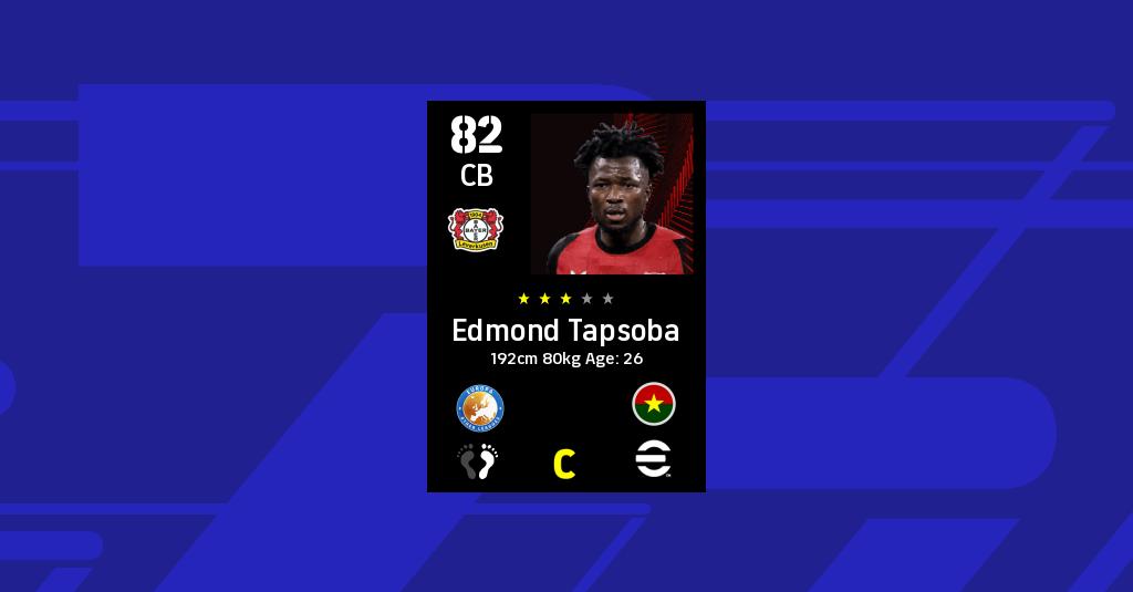 Edmond Tapsoba eFootball 2022 Stats