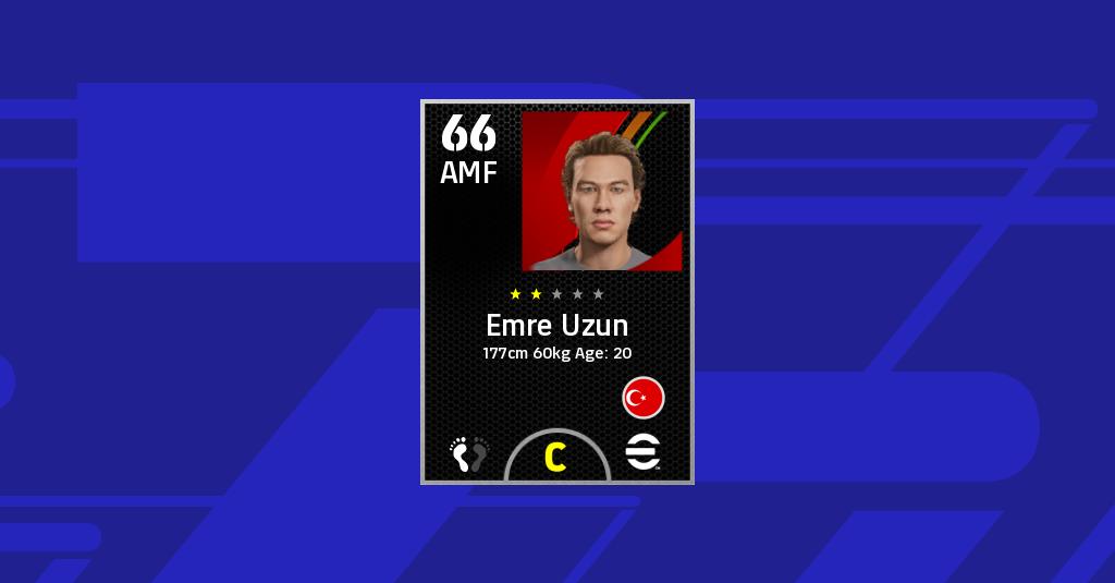 Emre Uzun eFootball 2022 Stats