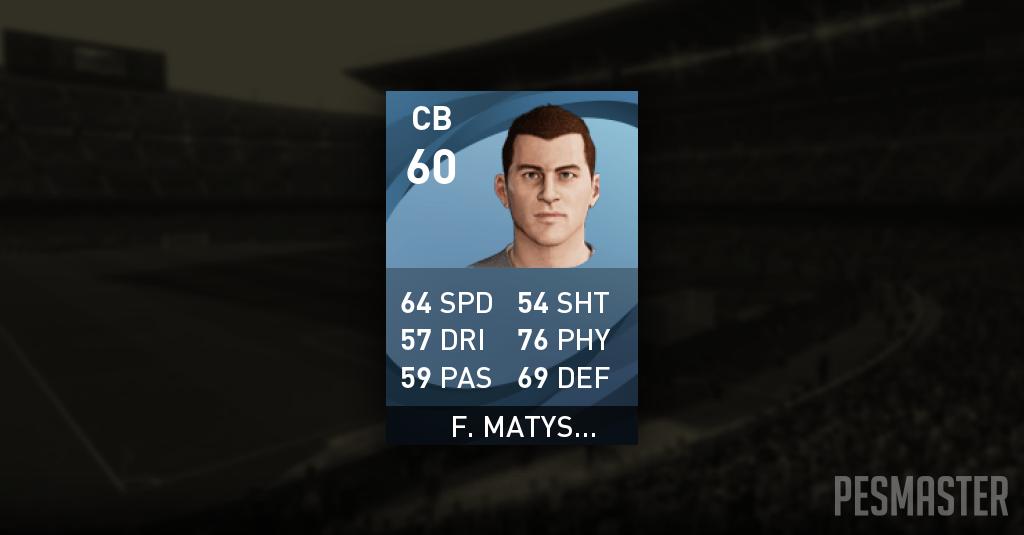 F. Matys PES 2021 Mobile Stats