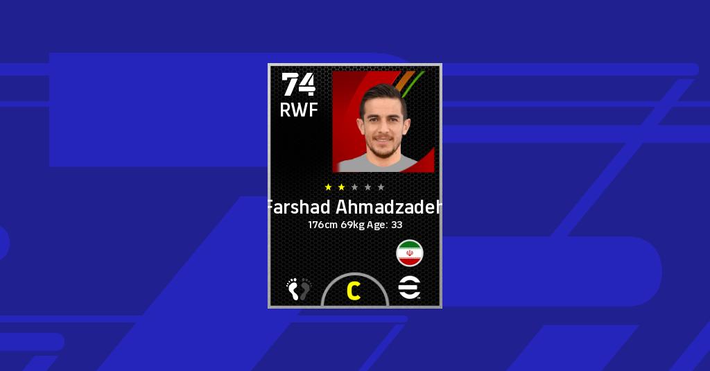 Farshad Ahmadzadeh eFootball 2022 Stats