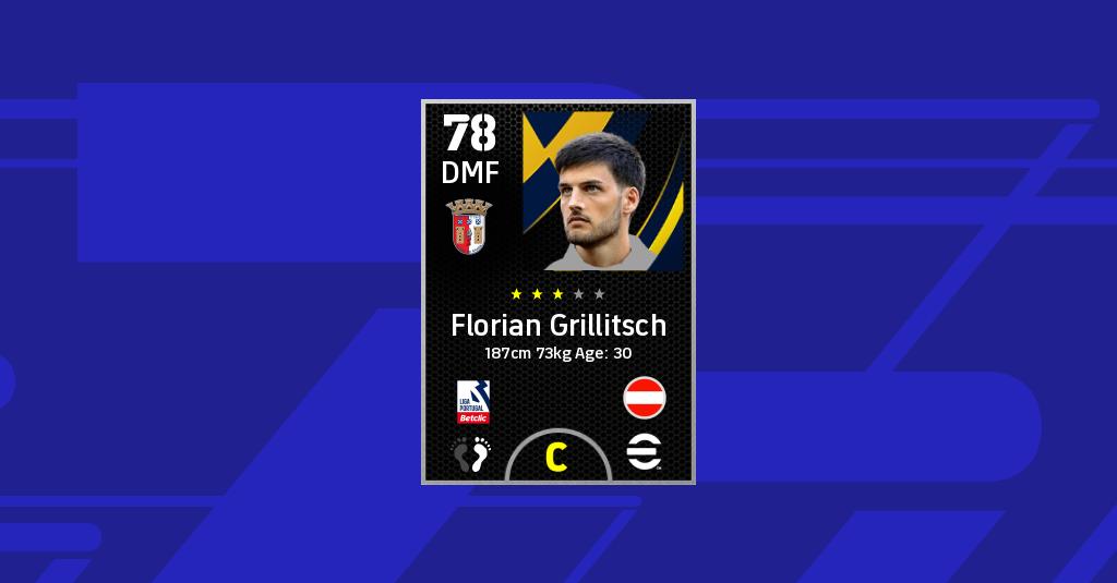 Florian Grillitsch eFootball 2022 Stats