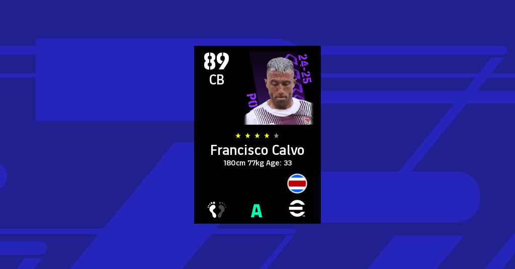 Francisco Calvo eFootball 2022 Stats