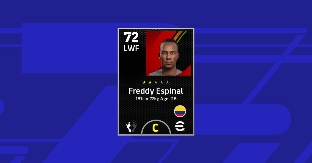 Freddy Espinal eFootball 2022 Stats
