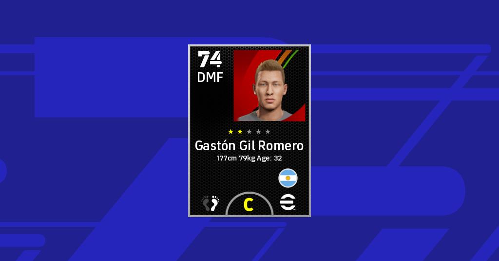 Gastón Gil Romero eFootball 2022 Stats