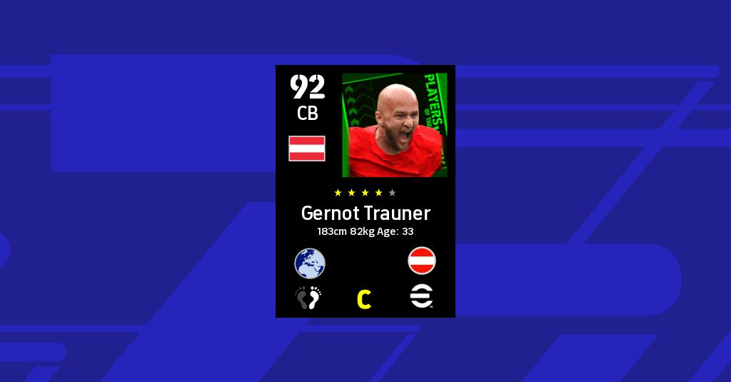 Gernot Trauner eFootball Stats