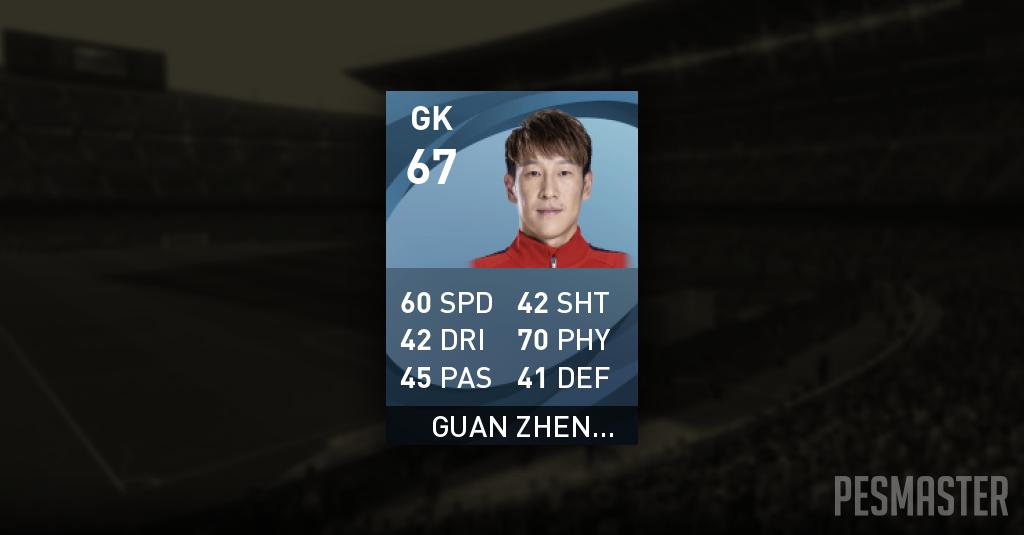 Guan Zhen PES 2021 Stats