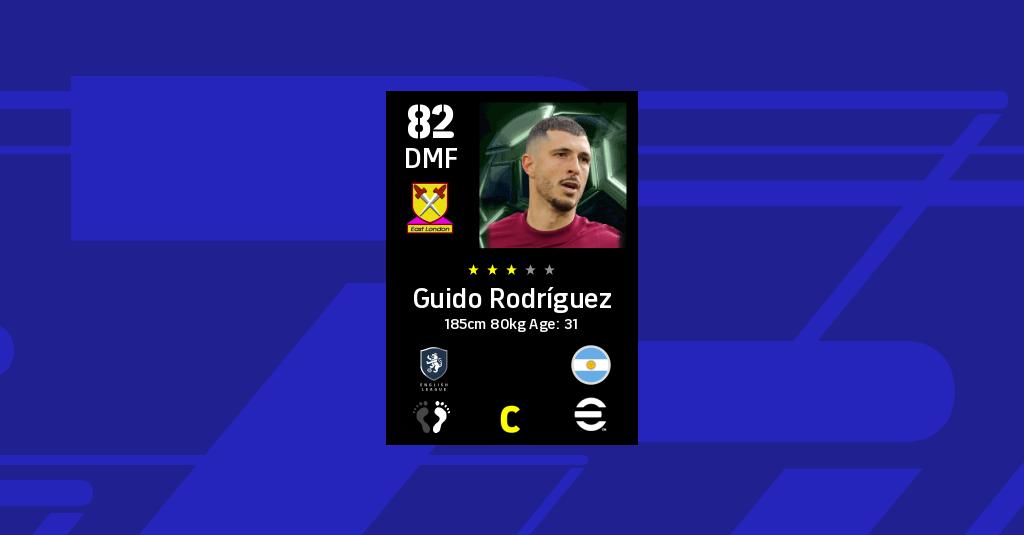 Guido Rodríguez eFootball 2022 Stats